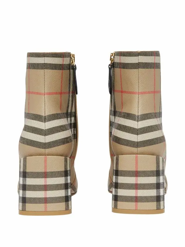 Burberry Vintage Check 65mm Block-heel Ankle Boots