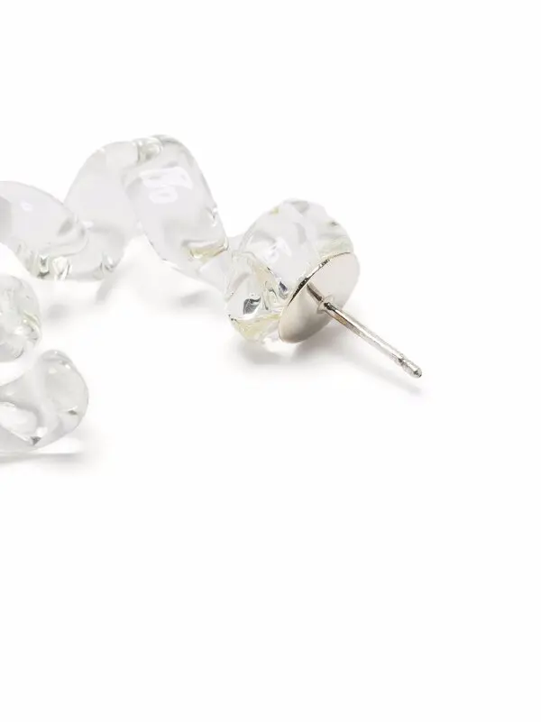 Bottega Veneta Turn Coil Hoop Earrings