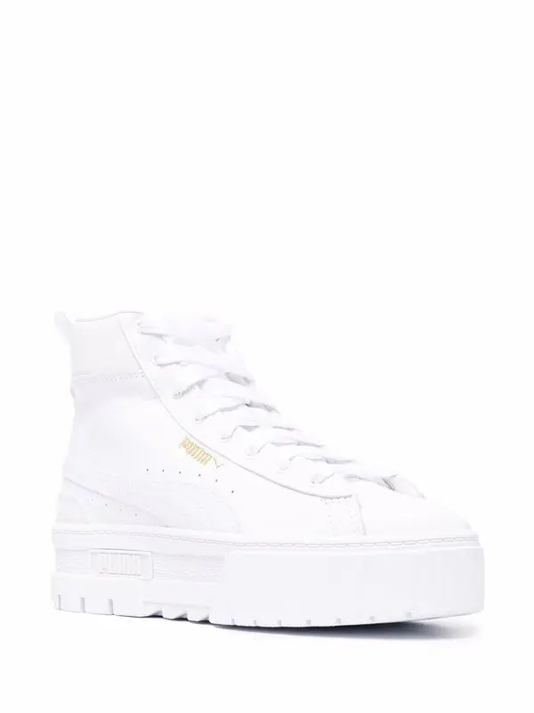 PUMA Logo-print Chunky High-top Sneakers