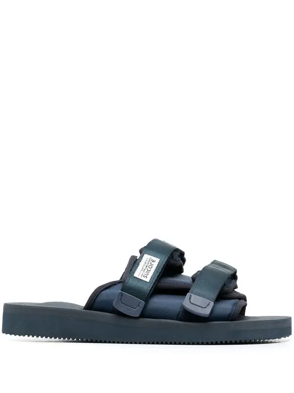 Suicoke Moto-cab Touch-strap Slides - Blue