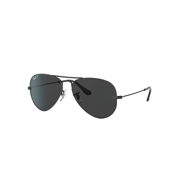 Ray-ban Aviator Flash Lenses Sunglasses - Black