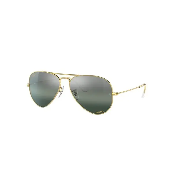Ray-ban Aviator Mirror Sunglasses - Gold