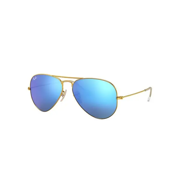 Ray-ban Aviator Gradient Sunglasses Frame Brown Lenses - Gold