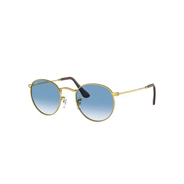 Ray-ban Round Metal Sunglasses - Gold