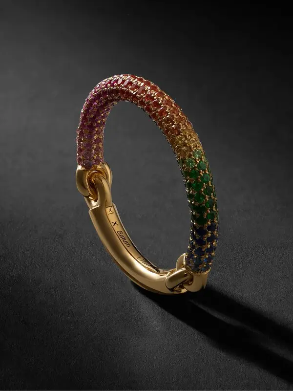 MAOR M.cohen The Equinox 18-karat Multi-stone Ring - Gold