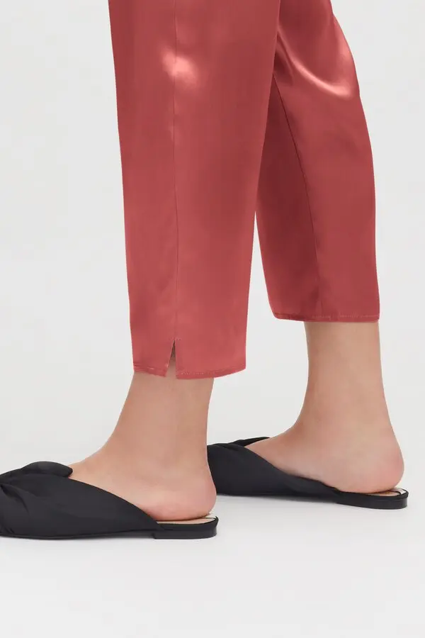 Cuyana Washable Charmeuse Tapered Pant