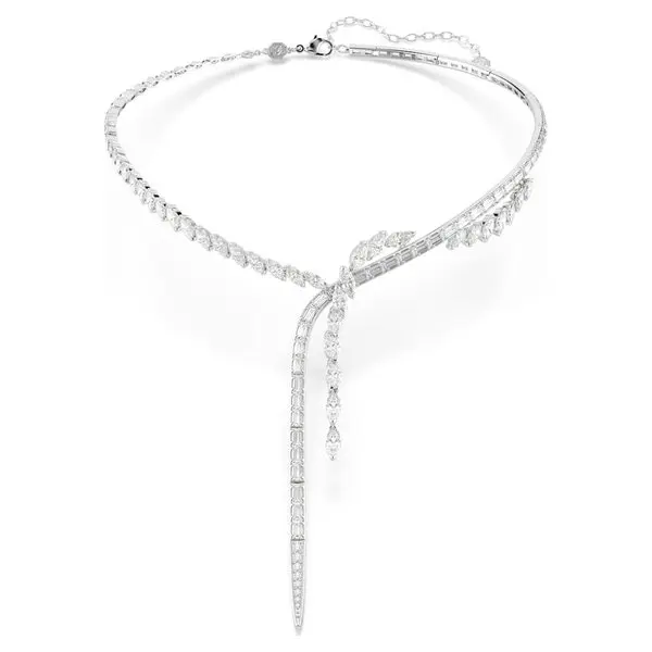 SWAROVSKI Mesmera Y Necklace With Zirconia - White