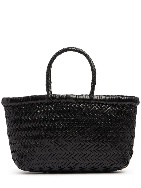 Dragon Diffusion Mini Flat Gora Leather Basket Bag