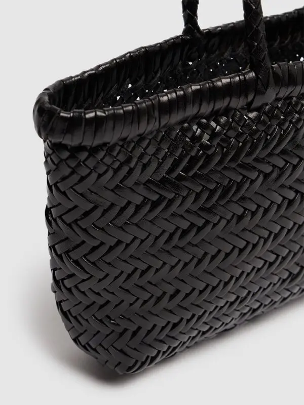 Dragon Diffusion Mini Flat Gora Leather Basket Bag