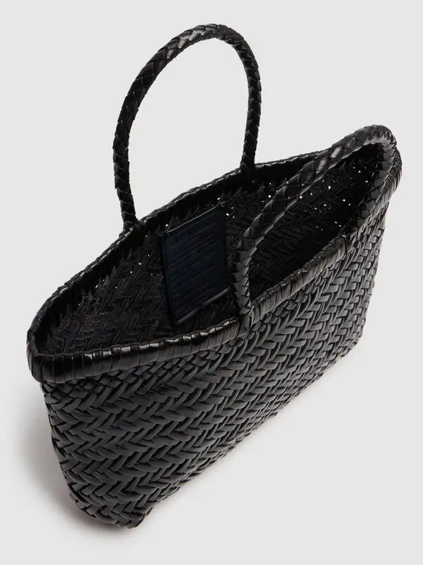 Dragon Diffusion Mini Flat Gora Leather Basket Bag