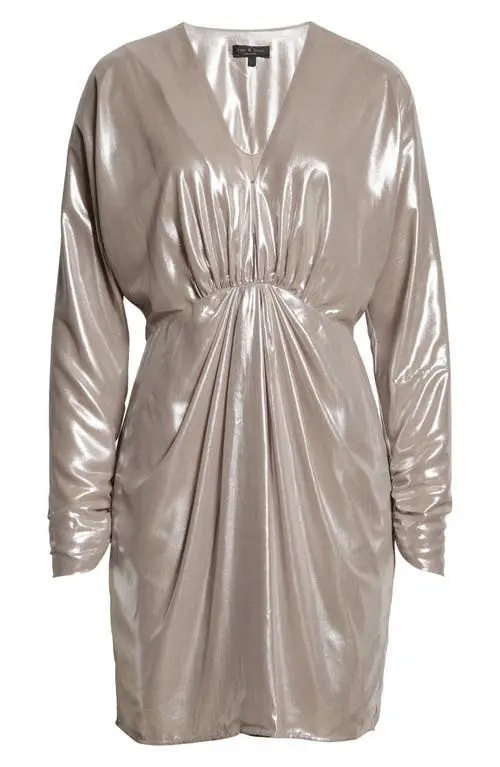 Rag & Bone Eloise Metallic Minidress