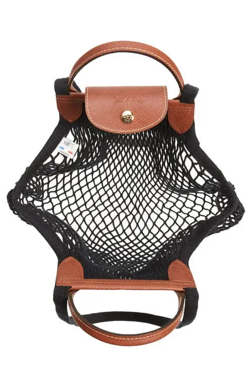 Longchamp Le Pliage Filet Knit Shoulder Bag