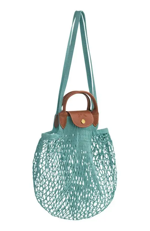 Longchamp Le Pliage Filet Knit Shoulder Bag