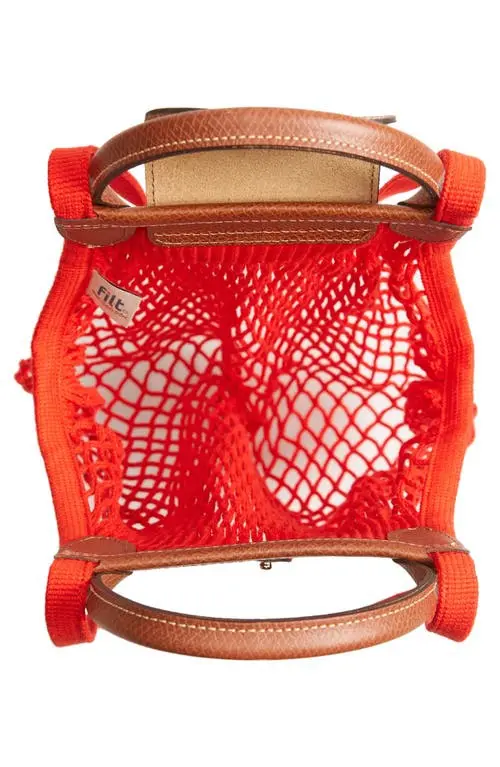Longchamp Le Pliage Filet Knit Shoulder Bag