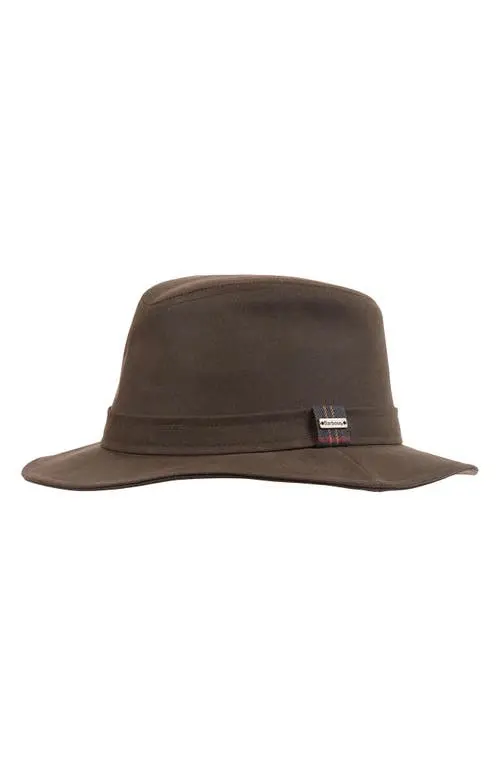 Barbour Vintage Wax Bushman Hat - Olive