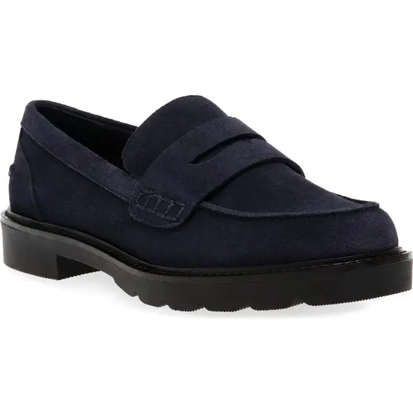Anne Klein Penny Keeper Loafer - Navy