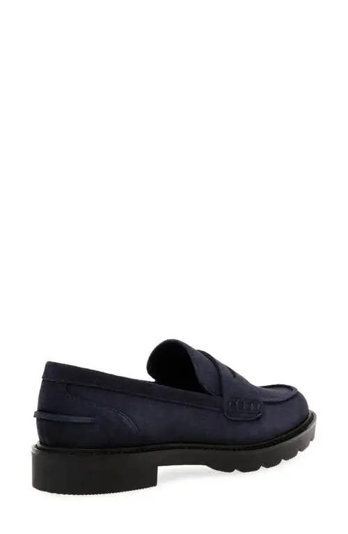 Anne Klein Penny Keeper Loafer - Navy