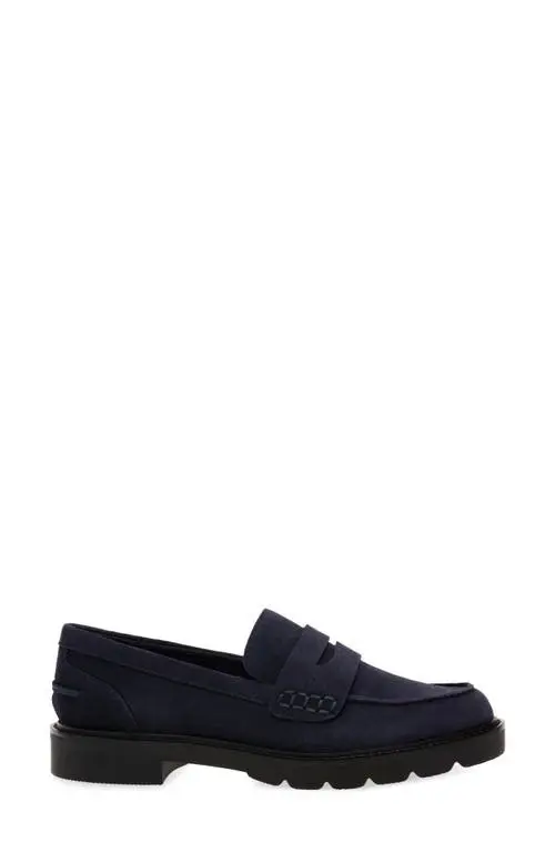 Anne Klein Penny Keeper Loafer - Navy