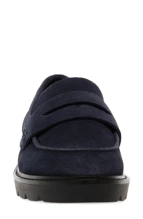 Anne Klein Penny Keeper Loafer - Navy