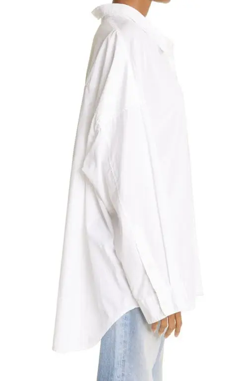 R13 Oversized Oxford Shirt - White