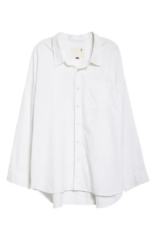 R13 Oversized Oxford Shirt - White