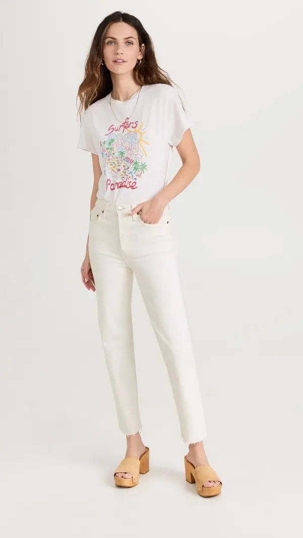 RE/DONE 70s Stovepipe Jeans - Vintage White