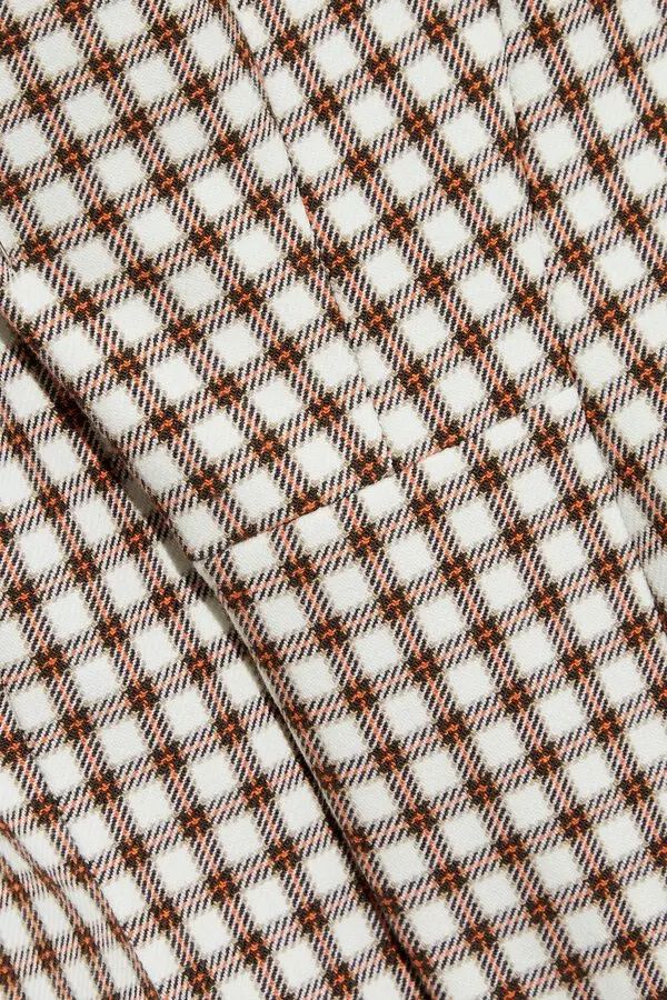 Theory Checked Cotton-blend Jacket