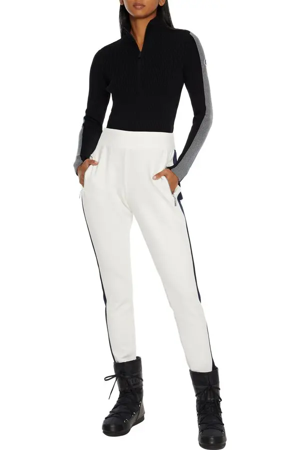 Fusalp Martha Striped Ribbed Knit Sweater