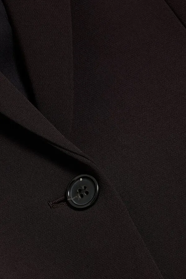 Theory Crepe Blazer - Brown