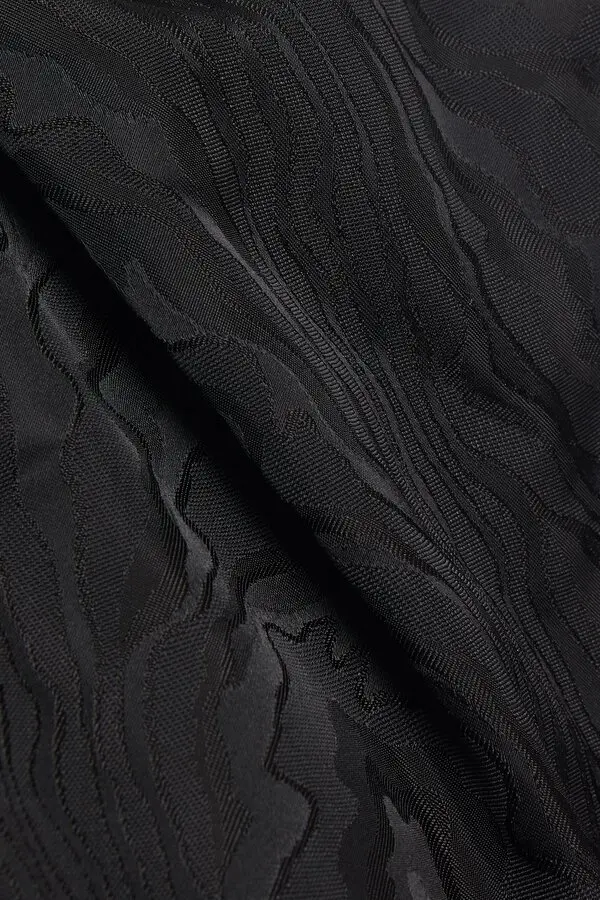 TOTEME Vibra Gathered Satin-moire Blouse Size