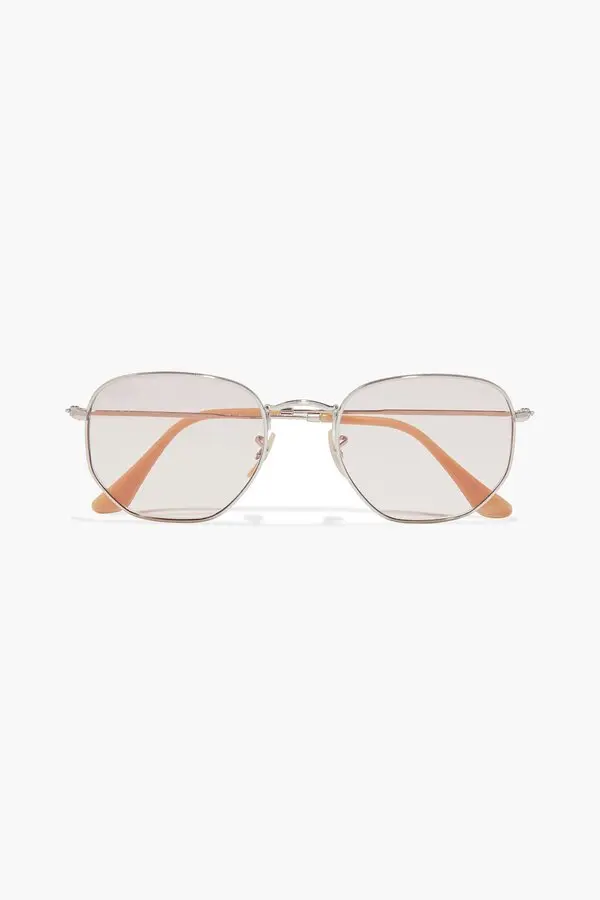 Ray-ban Hexagon-frame -tone Sunglasses Metallic