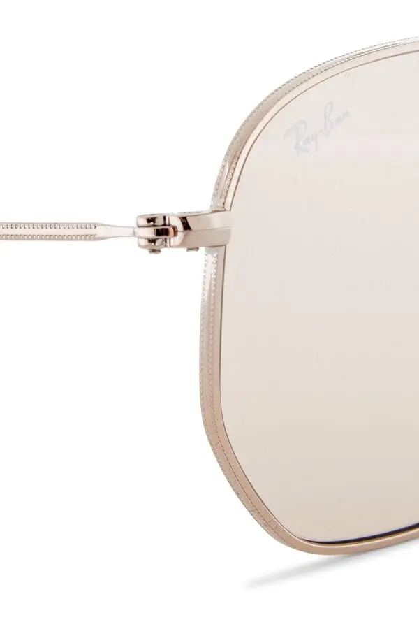 Ray-ban Hexagon-frame -tone Sunglasses Metallic