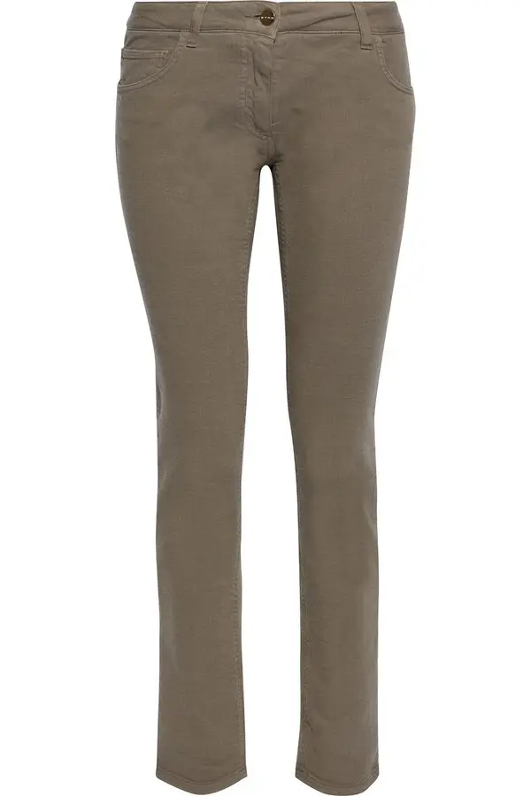 Etro Lowrise Skinny Jeans - Mushroom