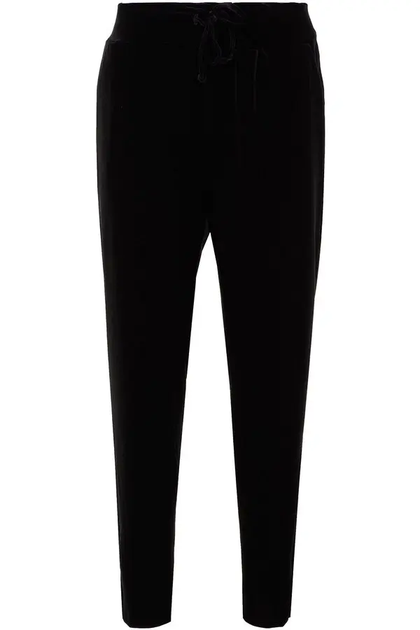 Commando Stretchvelvet Tapered Pants - Black