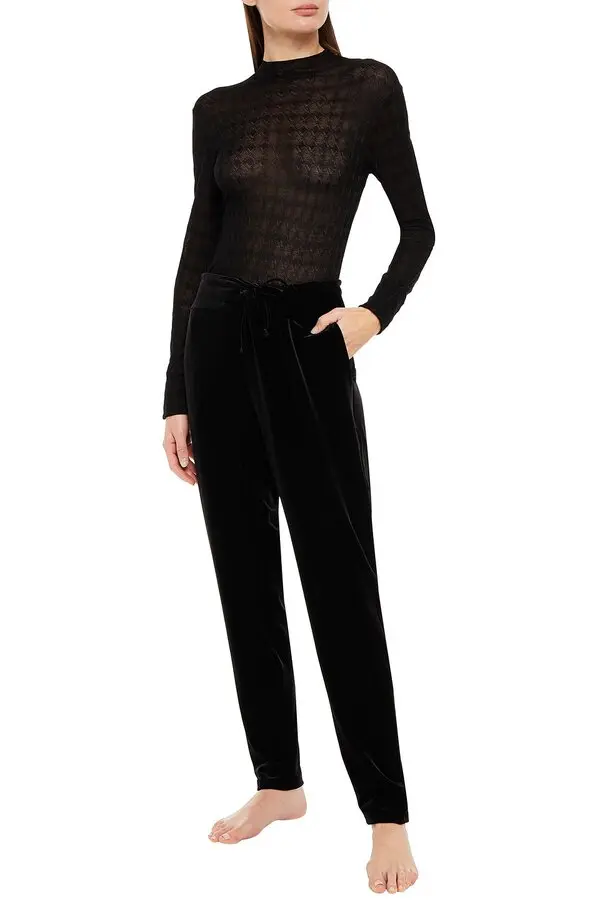 Commando Stretchvelvet Tapered Pants