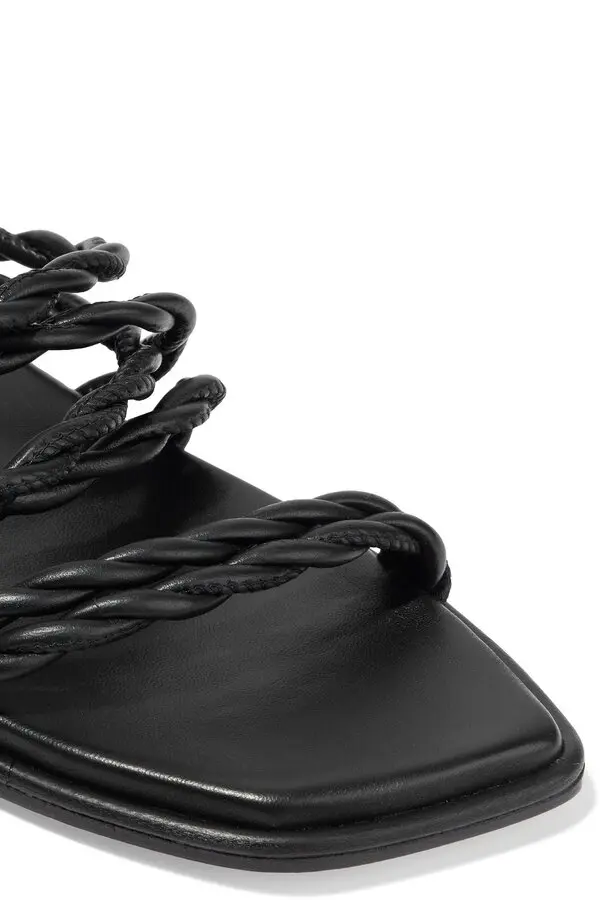 STUART WEITZMAN Calypso Braided Leather Sandals