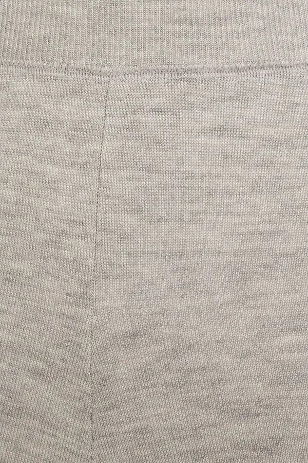N.peal Mélange Cashmere And Silk-blend Leggings Size