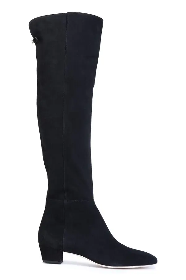 SERGIO ROSSI Suede Over-the-knee Boots