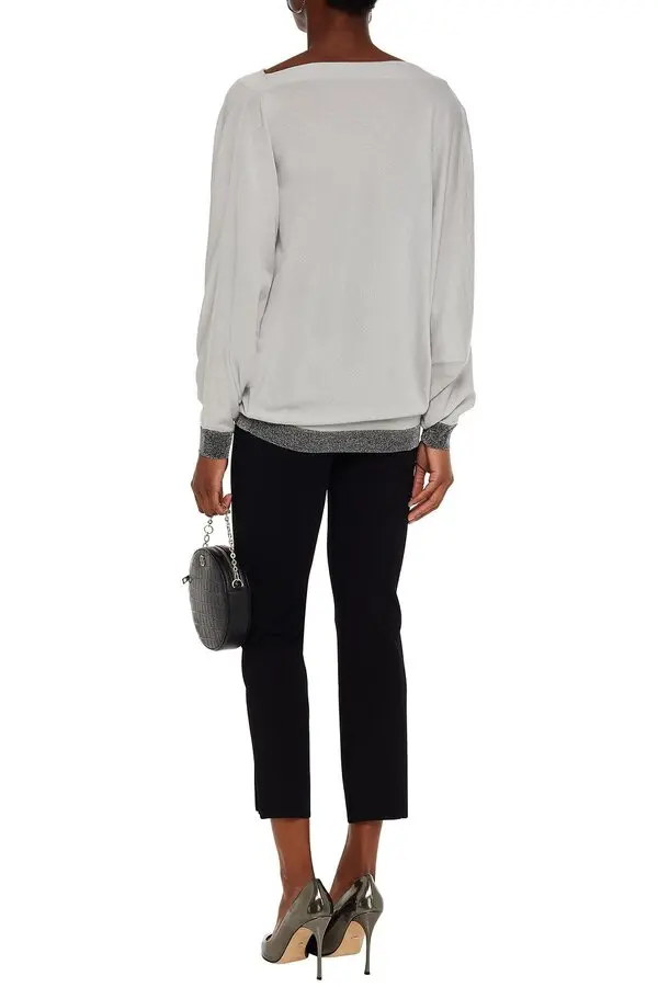 Missoni Metallictrimmed Woolblend Sweater