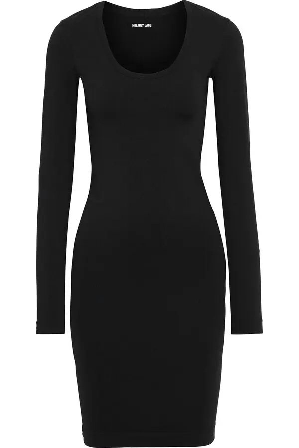 Helmut Lang Stretchjersey Dress - Black