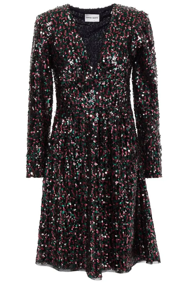 formal lace dress for women Marlene Black Flared Lace Maxi Dress