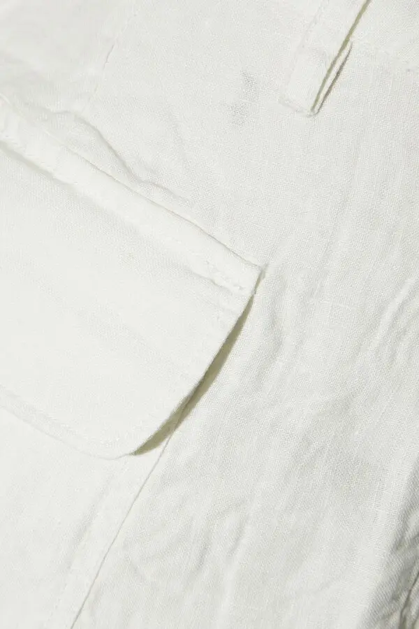 FRAME Le Beau Linen Shorts