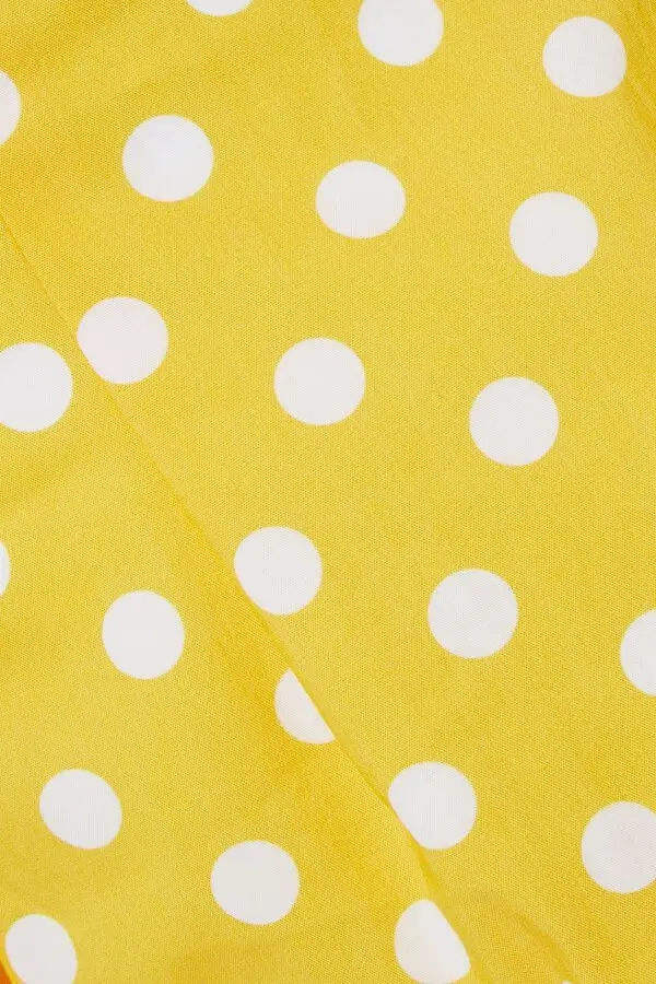 Caroline Constas Nella Tiered Polka-dot Cotton-blend Poplin Midi Dress Size