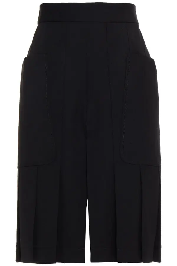 Victoria Beckham Wooltwill Shorts - Black