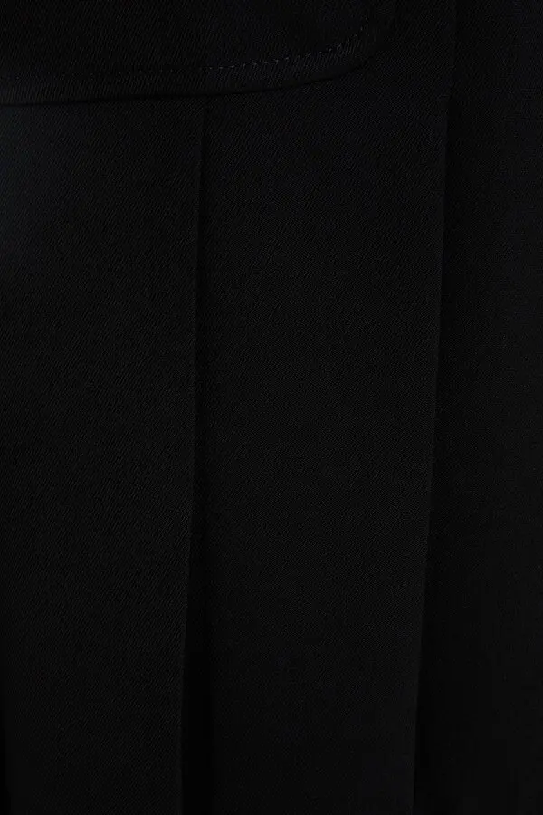 Victoria Beckham Wool-twill Pleated Shorts