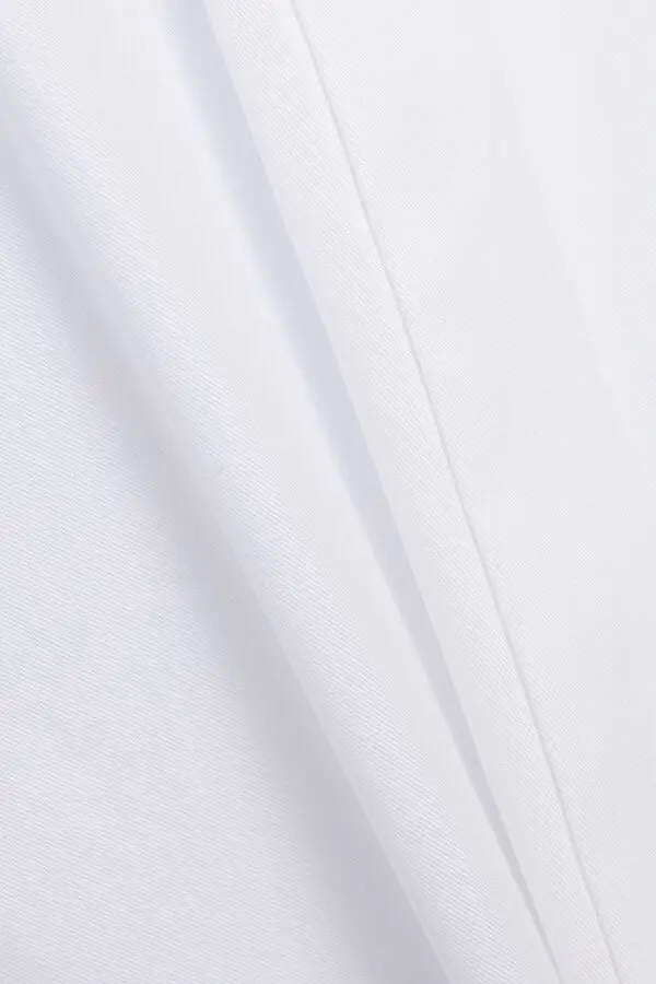 Victoria Beckham Split Back Cotton Poplin Shirt