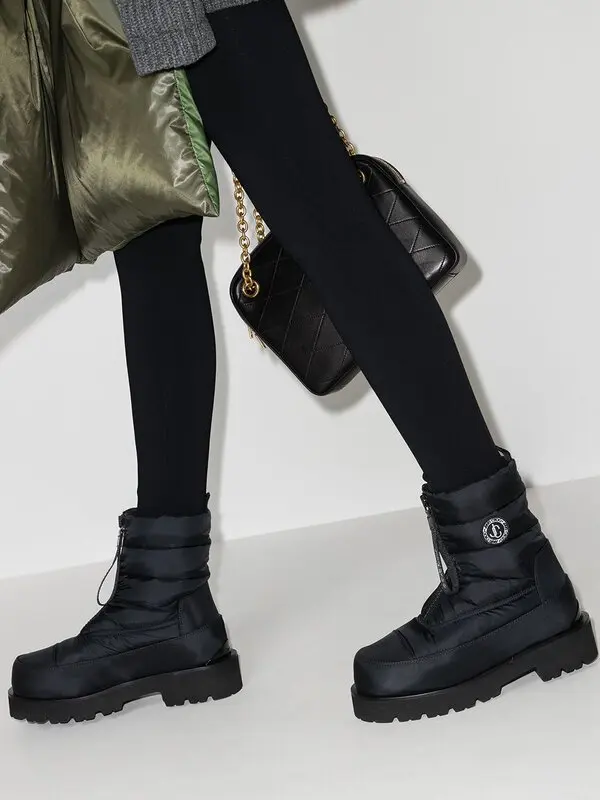 Jimmy Choo Kai Padded Snow Boots - Black | Editorialist