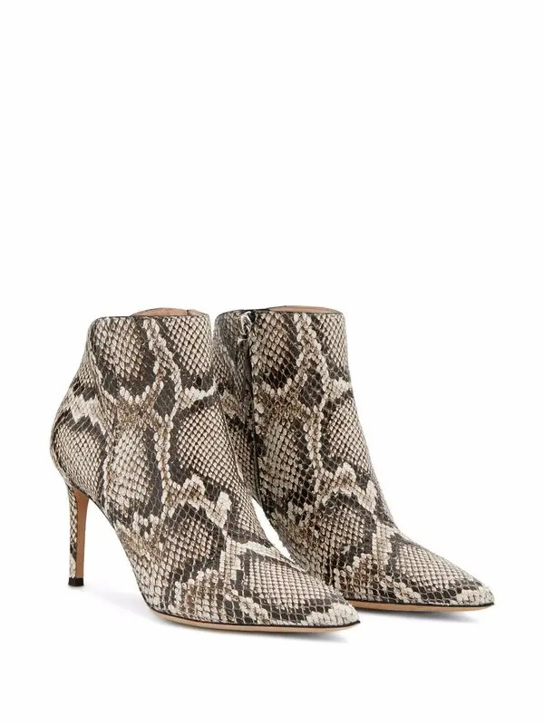 GIUSEPPE ZANOTTI Tysha Snakeskin-effect Boots