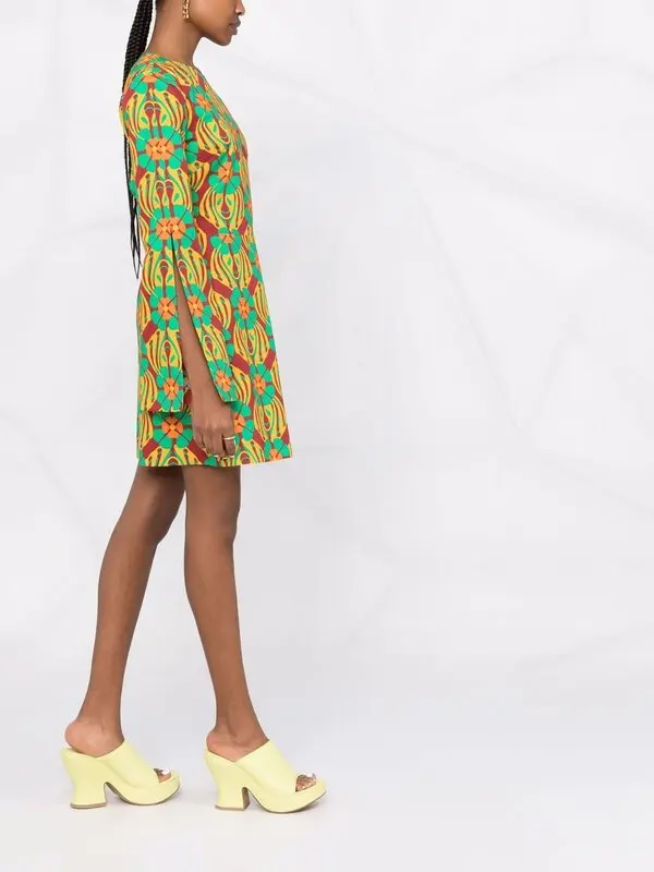 La DoubleJ Spock Floral-print Mini Dress