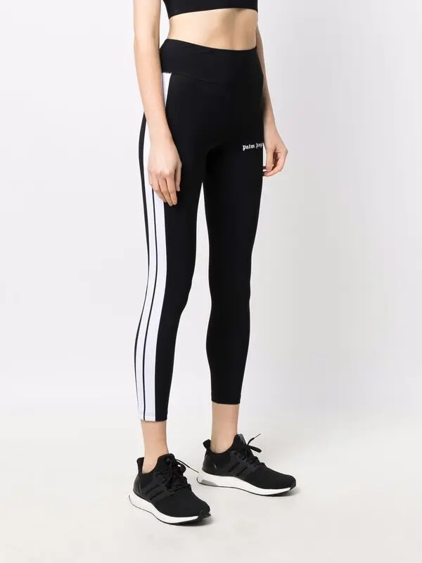 Palm Angels Logo-print High-waisted Leggings